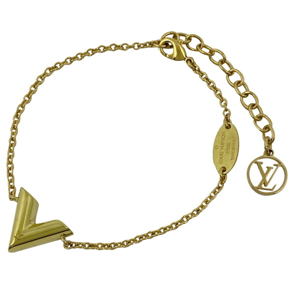 Louis Vuitton | Bags | Louis Vuitton Essential V Bracelet Logo Bangle ...